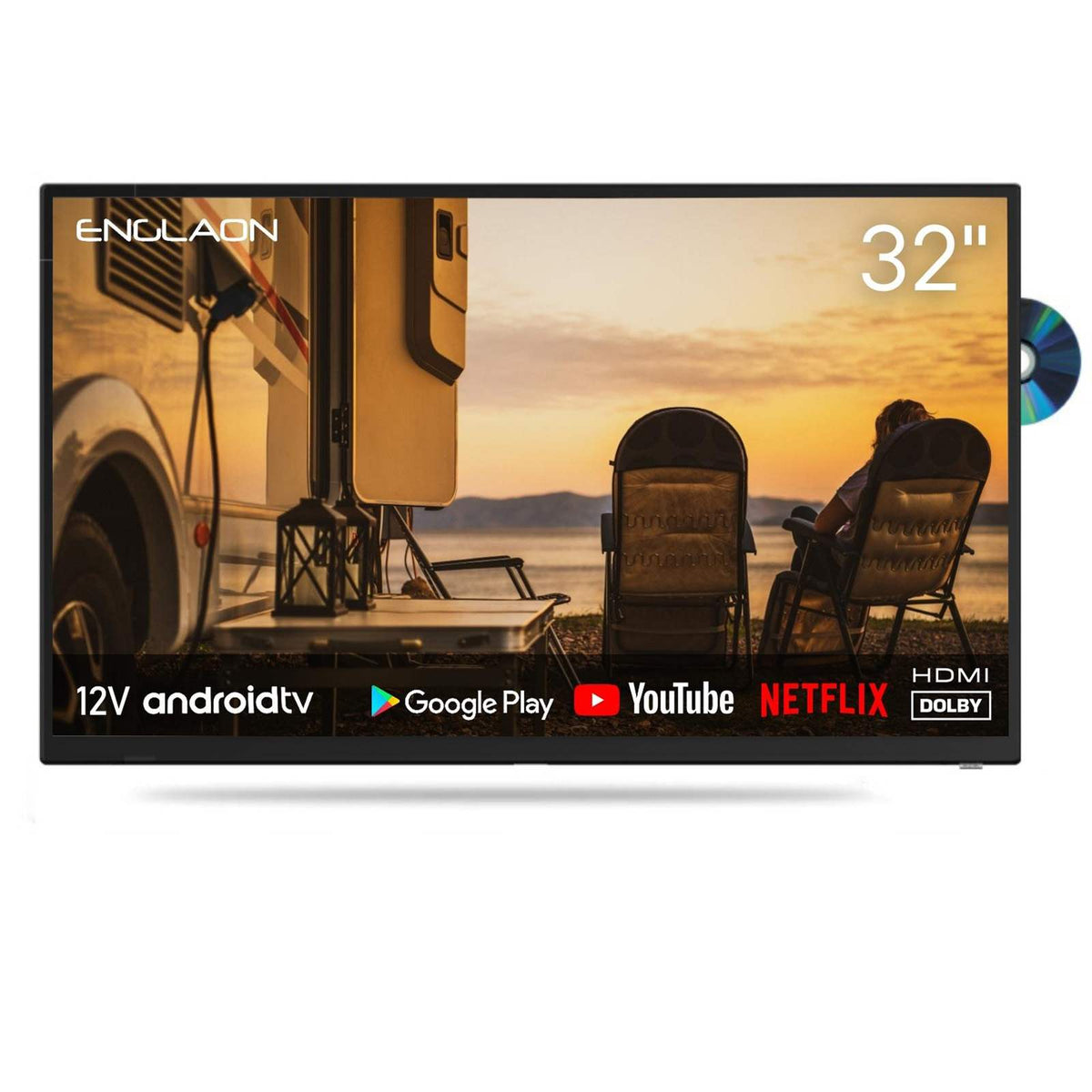 32" 12V Smart TVs | 32 Inch TVs for Caravans – ENGLAON