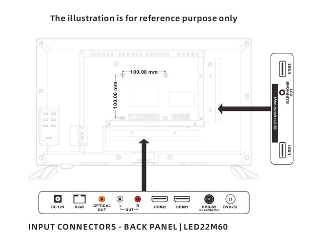 22 Inch TV | Full HD Smart 12V TV With Built-in Chromecast & DVD Player ...